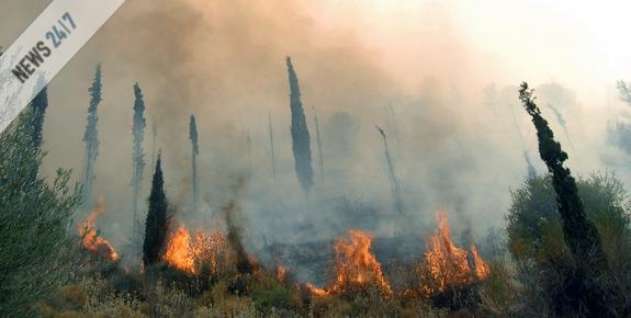 Πυρκαγιά στην Τρίπολη και την Κερατέα | News 24/7