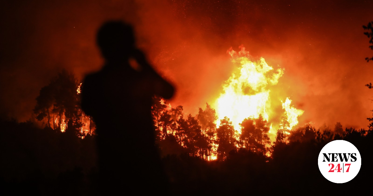 Πολύ υψηλός κίνδυνος πυρκαγιάς σήμερα σε 5 περιοχές - Χάρτης