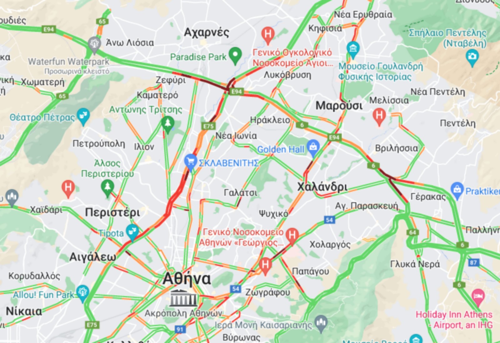 Κίνηση στους δρόμους