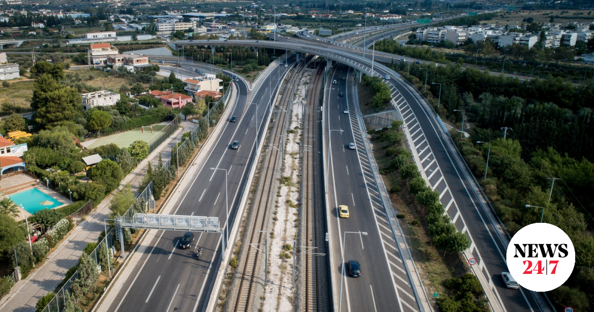 Αττική Οδός: Κλειστές είσοδοι και έξοδοι το βράδυ του Σαββάτου