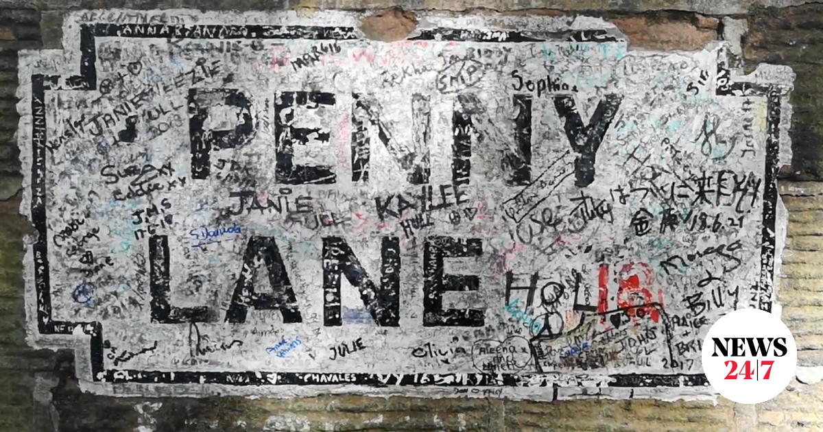 Επιστράφηκε η θρυλική πινακίδα της οδού Penny Lane μετά από 47 χρόνια