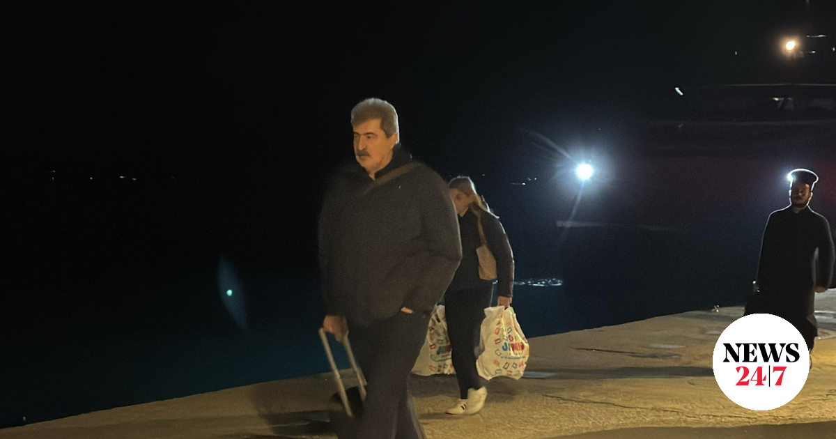 Η νυχτερινη άφιξη του Πολάκη στις Σπέτσες
