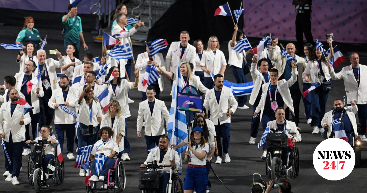 Παραολυμπιακοί Αγώνες: Η παρέλαση της ελληνικής αποστολής