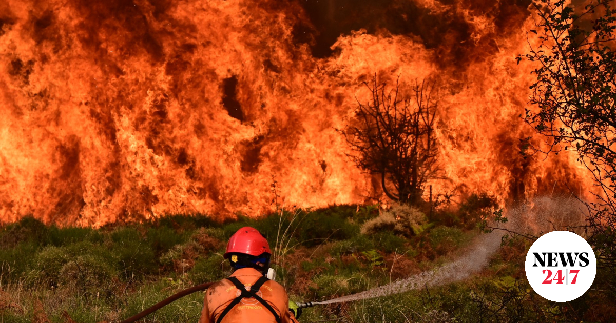 Πολύ υψηλός κίνδυνος πυρκαγιάς σε 11 περιοχές την Δευτέρα (30/06) – Χάρτης