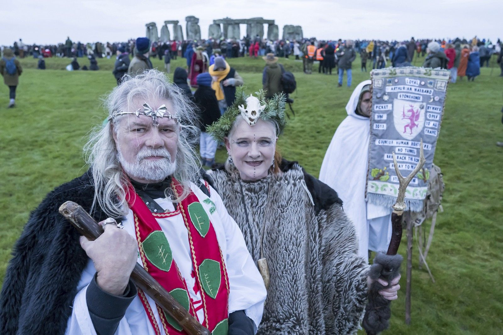 Εντυπωσιακές εικόνες από τους εορτασμούς για το χειμερινό ηλιοστάσιο