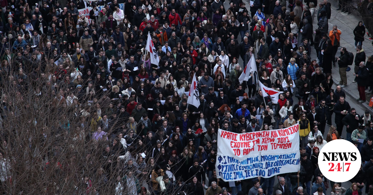 Θεσσαλονίκη: Επεισόδια μετά την πορεία για τα Τέμπη
